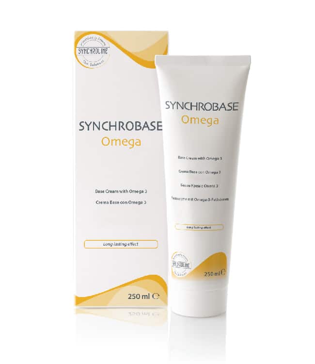 СИНХРОЛАЙН СИНХРОБАЗА ОМЕГА Крем за третиране на суха и атопична кожа с омега 250мл | factors.bg